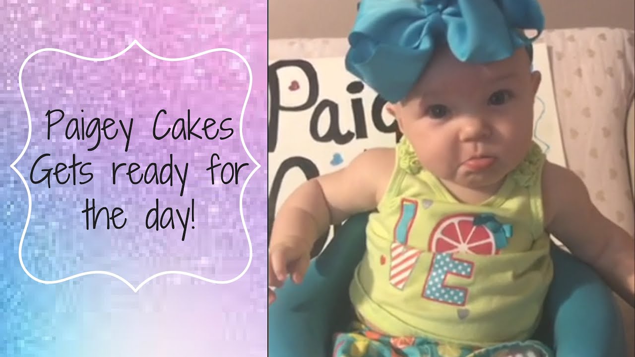 Paigey Cakes gets ready for the day - YouTube