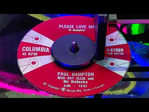 Paul Hampton - Please Love Me (1957) HD - YouTube