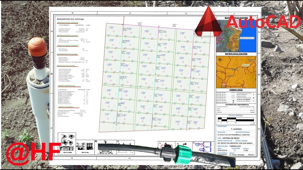 Planos De Instalacion De Sistemas De Riego Residencial