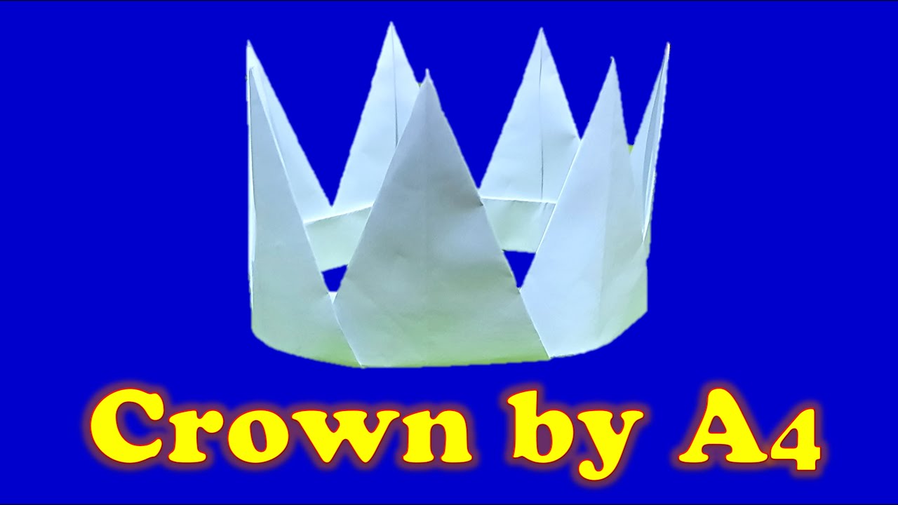 How to make Crown by A4 Sheet | Easy Paper DIY | Craft ideas | Paper ...