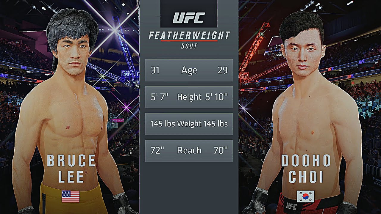Bruce Lee Vs. Dooho Choi : UFC 4 Gameplay (Legendary Difficulty) (AI Vs ...