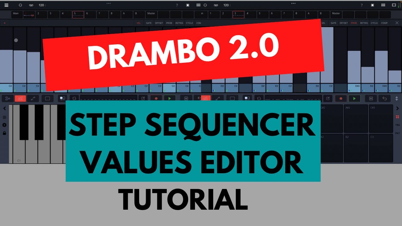 Drambo 2.0 tutorial #5: Step Sequencer Values Editor - YouTube