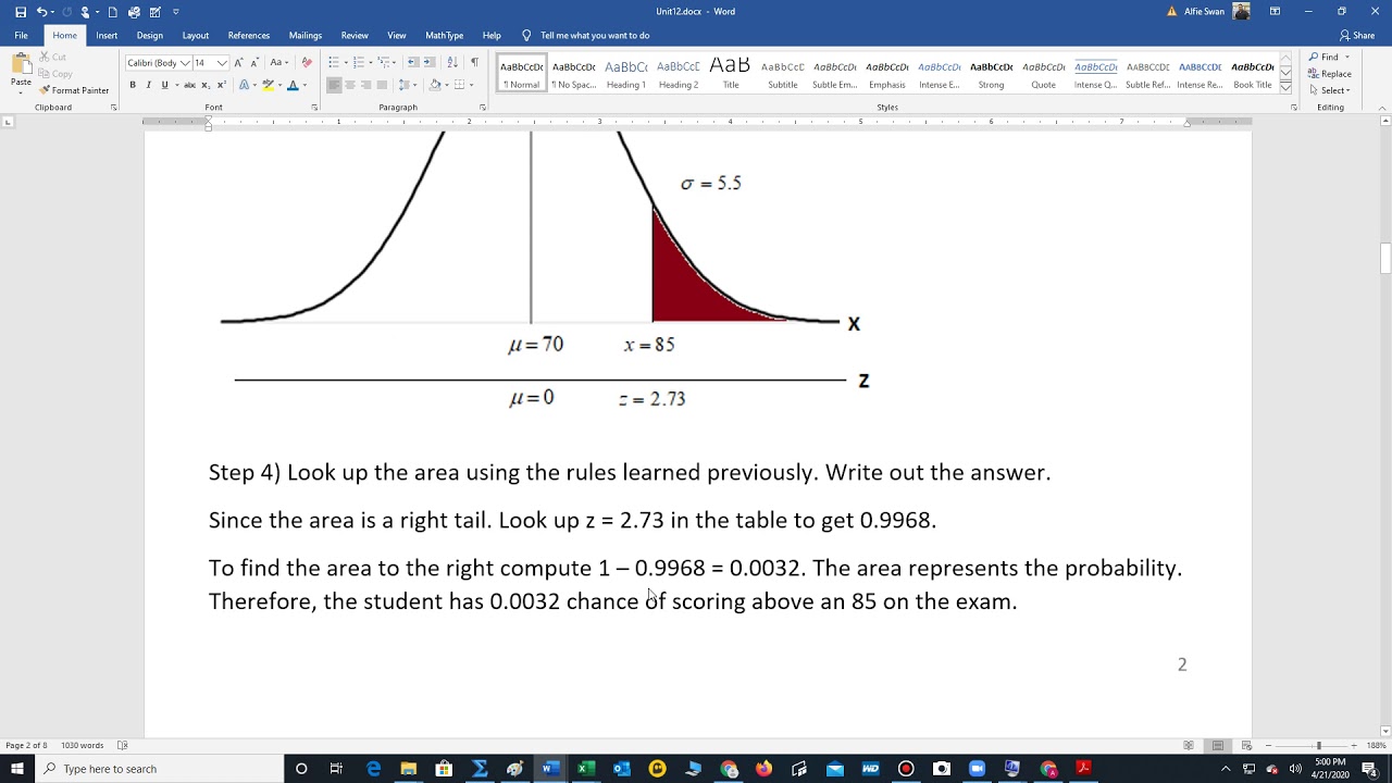 Applications of Normal Distribution - YouTube