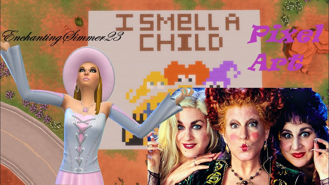 Hocus Pocus Sims 4 Pixel Art - YouTube