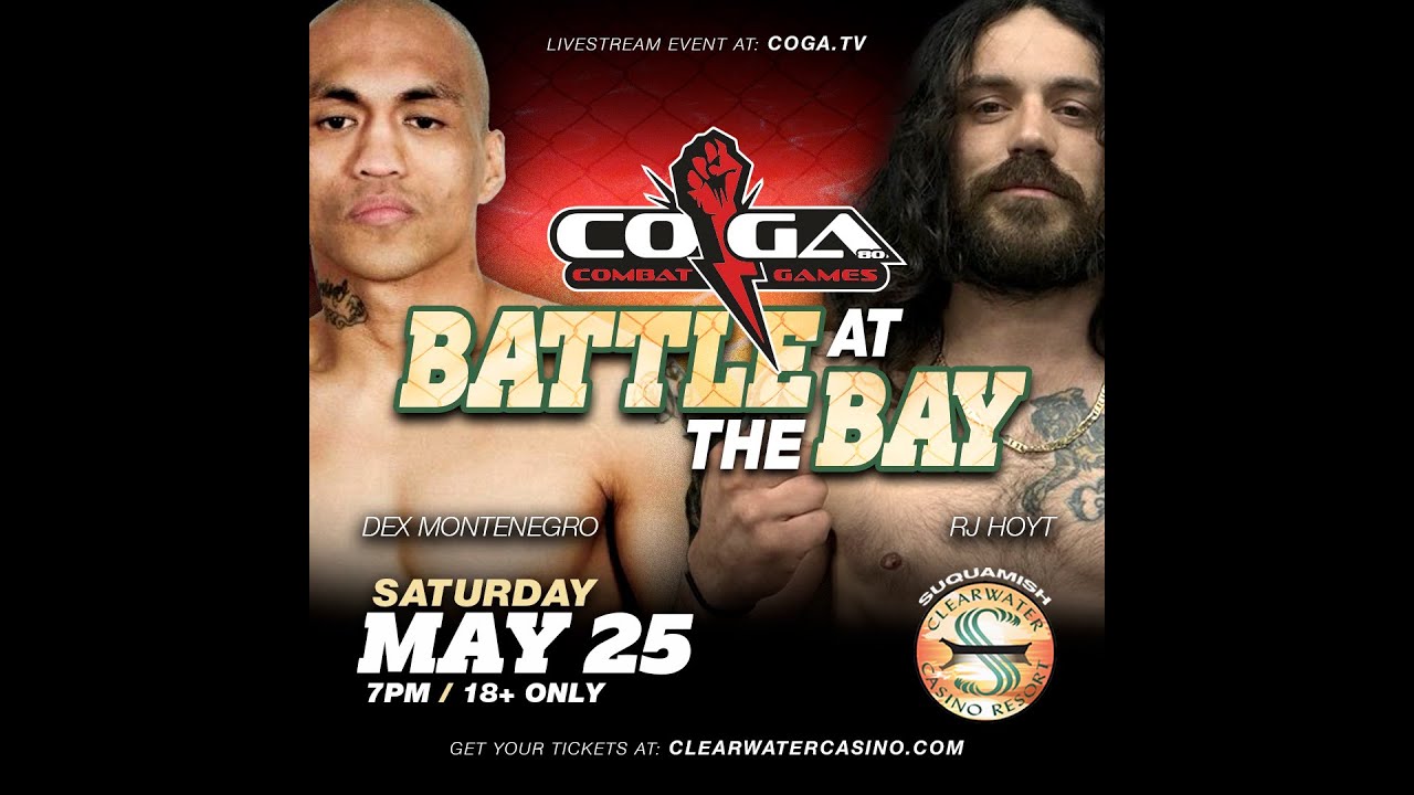 COGA Combat Games 80: Battle at the Bay 3 RJ Hoyt vs Dex Montenegro | 5 ...