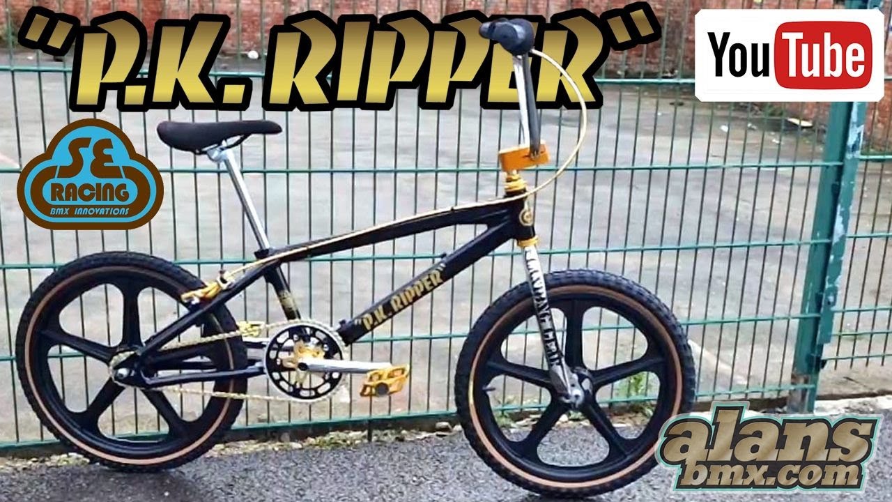 SE Racing 1989 PK Ripper Custom Old School BMX Bike Bike Black / Gold ...