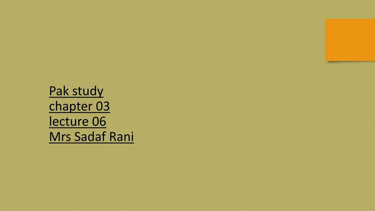 Pak study chapter 03 lecture 06 class 12 - YouTube