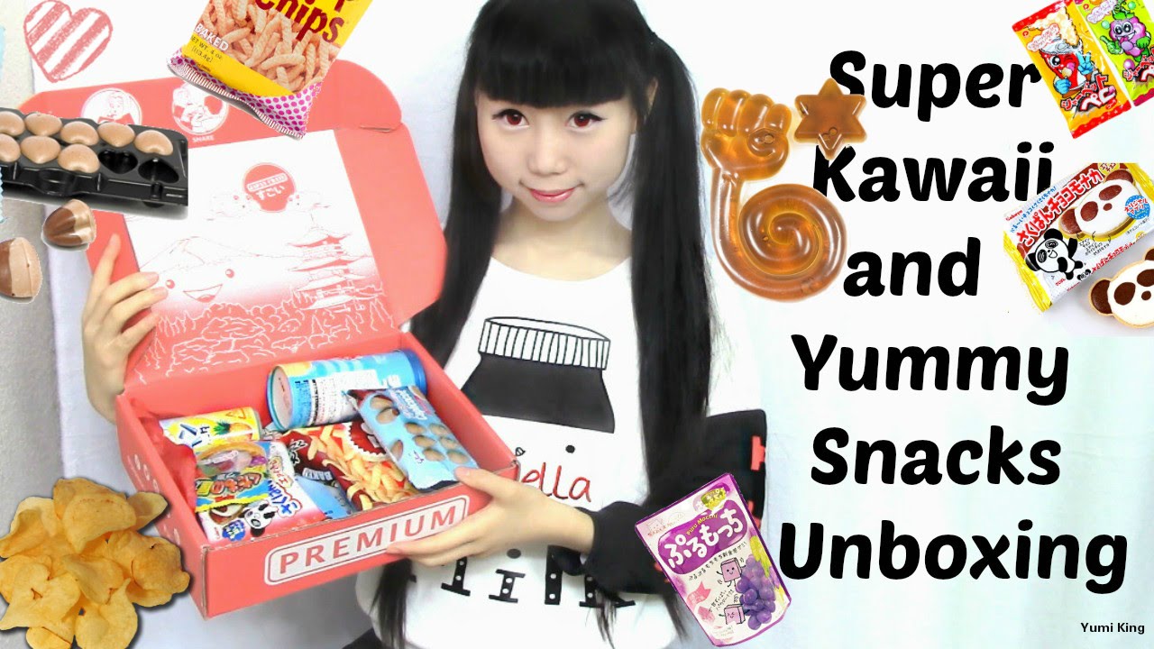 13 Super Kawaii and Yummy Japanse Snacks and Candies Unboxing - YouTube