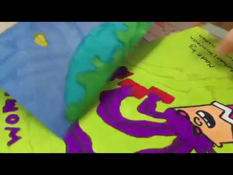 Easy Home Made Comic Book part 1 - YouTube