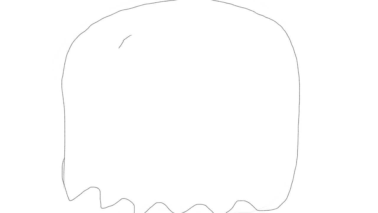 A cute ghost... speed draw - YouTube