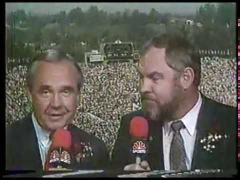 NCAAF - 1987 - Rose Bowl Michigan Vs Arizona State PreGame Show - With ...