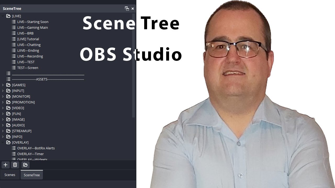 SceneTree: Organize Your OBS Scenes Like a Pro - YouTube