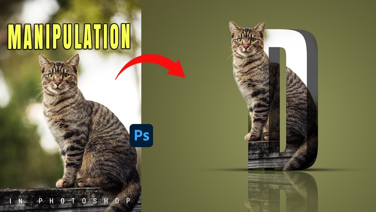 Letter Manipulation in Photoshop | 3D Text in Photoshop 2024 - YouTube