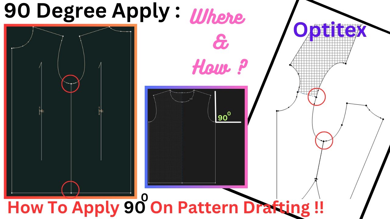 90 DEGREE | 90 DEGREE ANGLE |HOW TO USE 90 DEGREE ANGLE IN OPTITEX ...