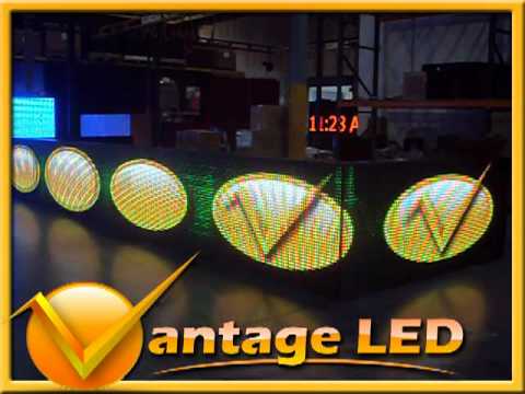 Vantage LED Custom Wrap Around LED Display - YouTube