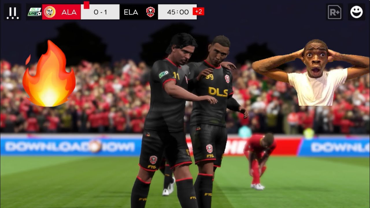 الحلقة3# من لعبة DLS 25 تعادلنا🤬🤬 - YouTube