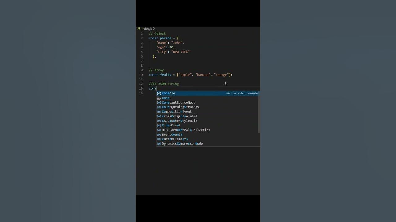 Don't be afraid of JSON anymore . All about JSON pt4: JSON.stringify ...