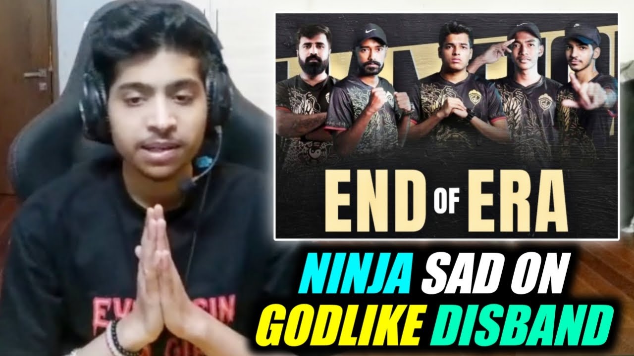 Ninja Sad on Godlike Disband💔 React on Players Feelings😞 - YouTube