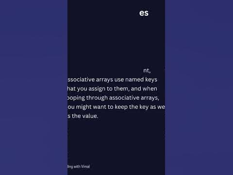 Foreach loops in php | PHP Tutorial #shorts #php #loop #shortsfeed #new - YouTube