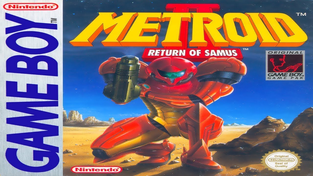 Playing Metroid II Return of Samus On Gameboy Nintendo Switch Online ...
