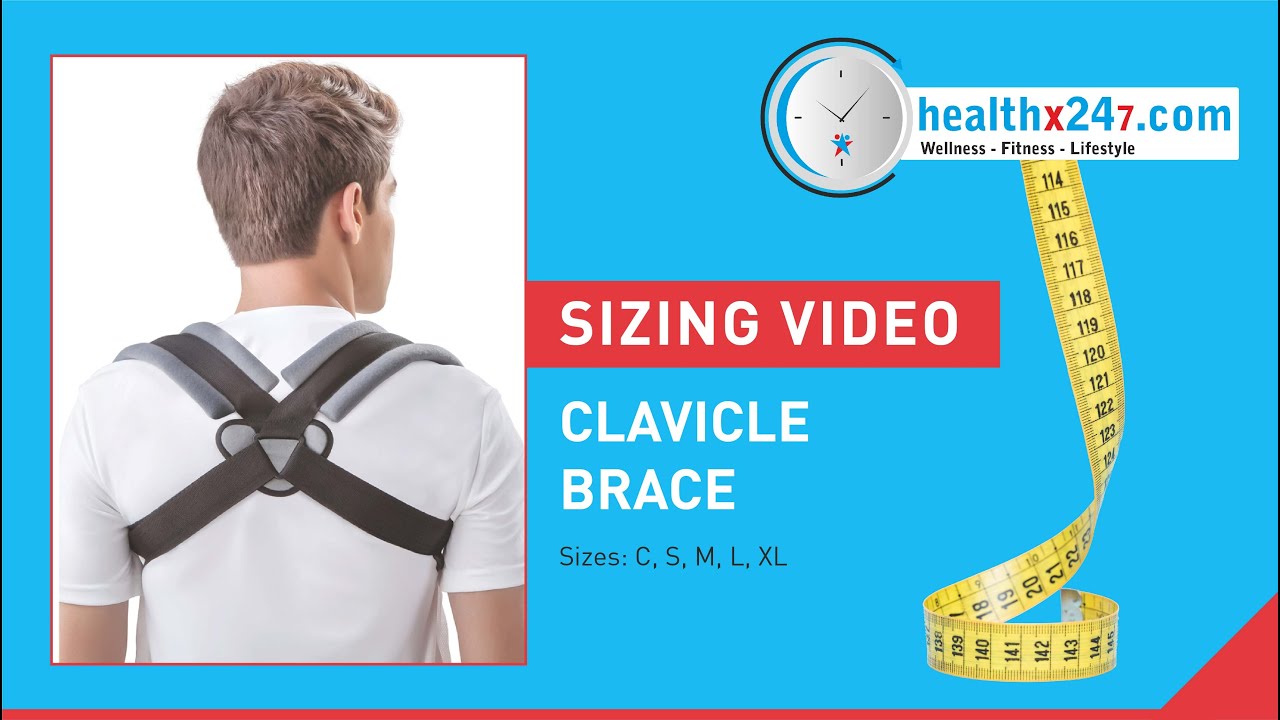 How to measure for Clavicle Brace - YouTube