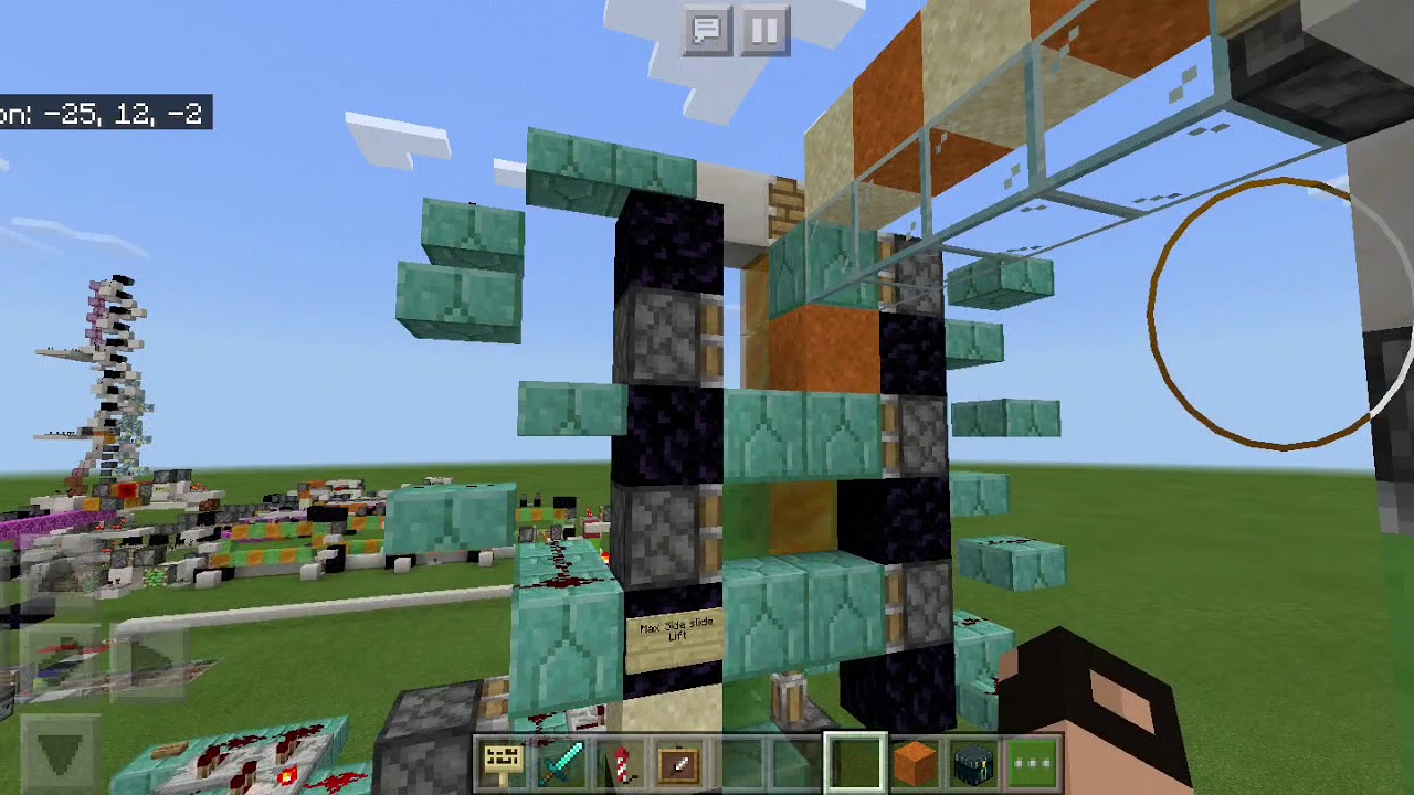Minecraft Great Block Contraption my 1st loop - YouTube