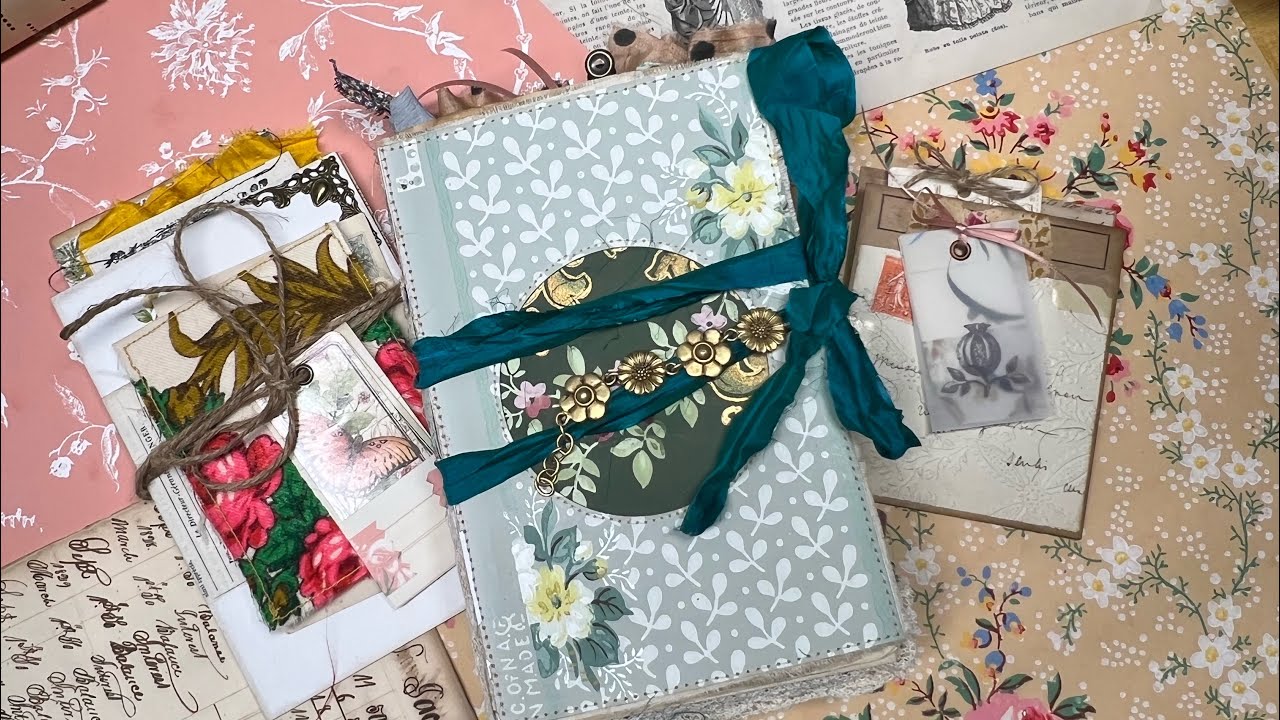 "Helen" handmade journal♥️ - YouTube