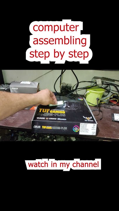 computer assembling step by step - YouTube