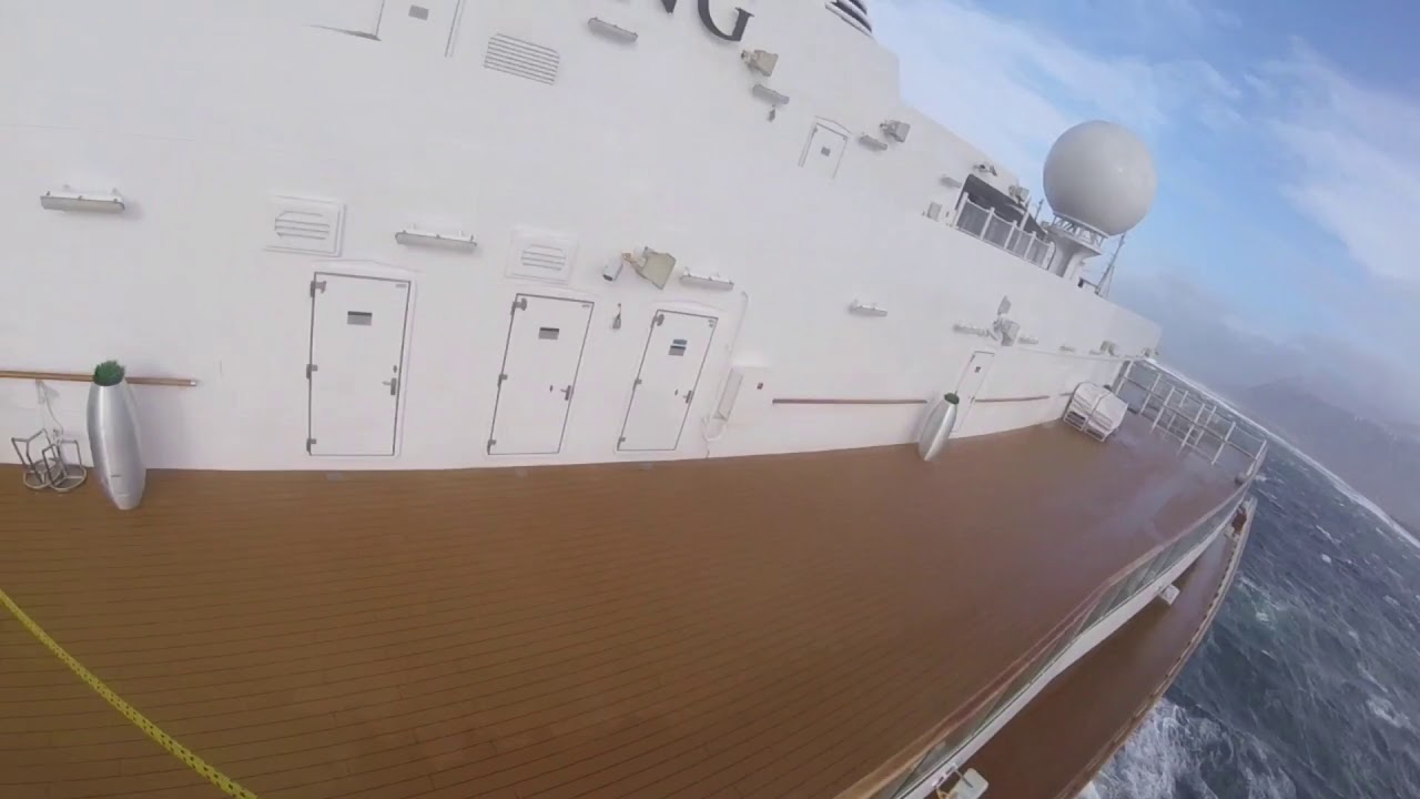 Evacuating two guests from the cruise ship after mayday signal this ...