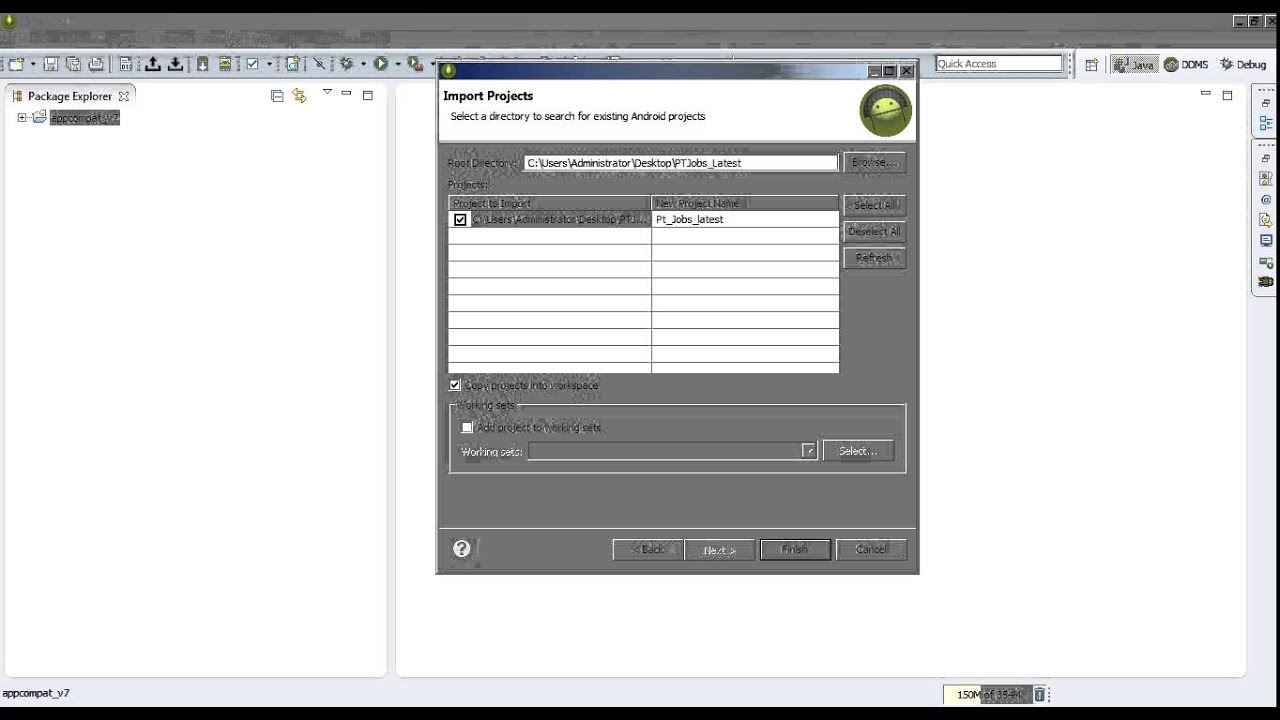 How to Import Project and add App Compat Support Library in Android ...