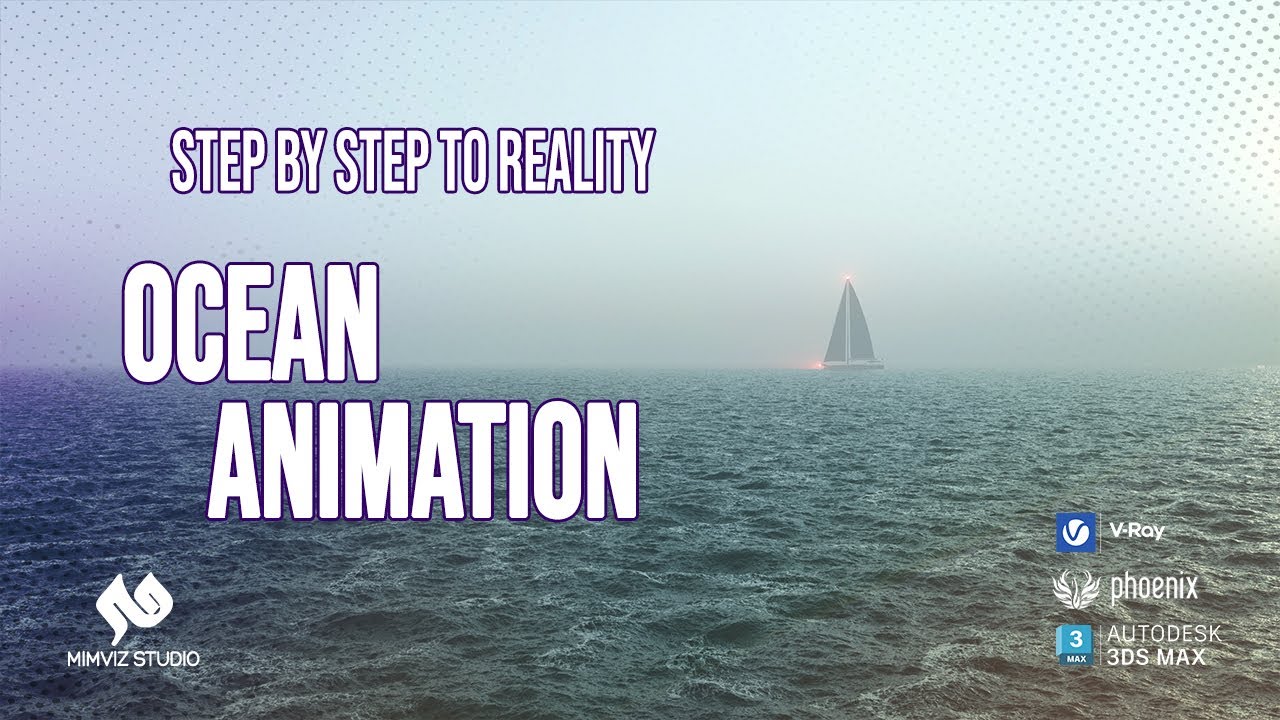 3DsMax & V-Ray | How to Create Realistic Ocean in 3 Minutes - YouTube