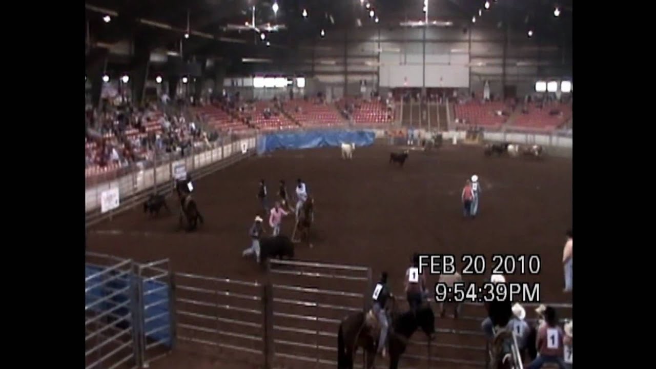 Ranch Rodeo Wild Cow Milking Clip.wmv - YouTube