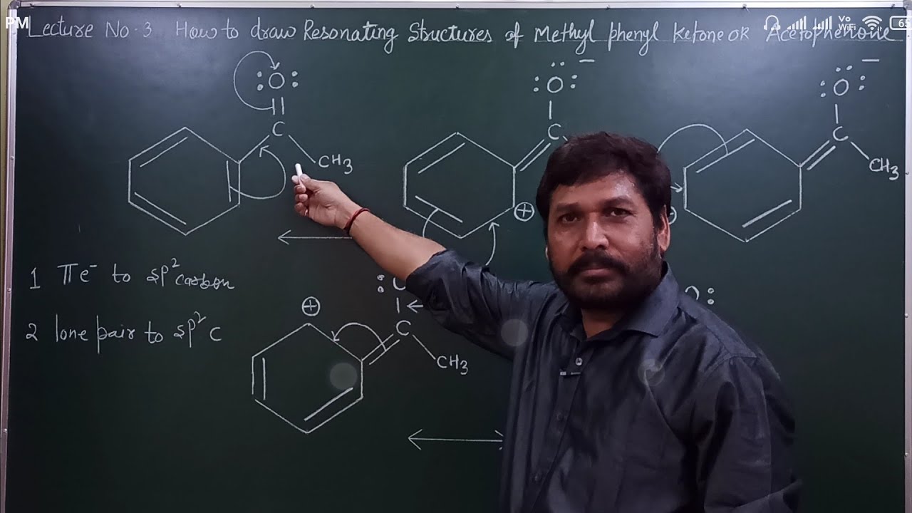 Acetophenone Resonance Structures