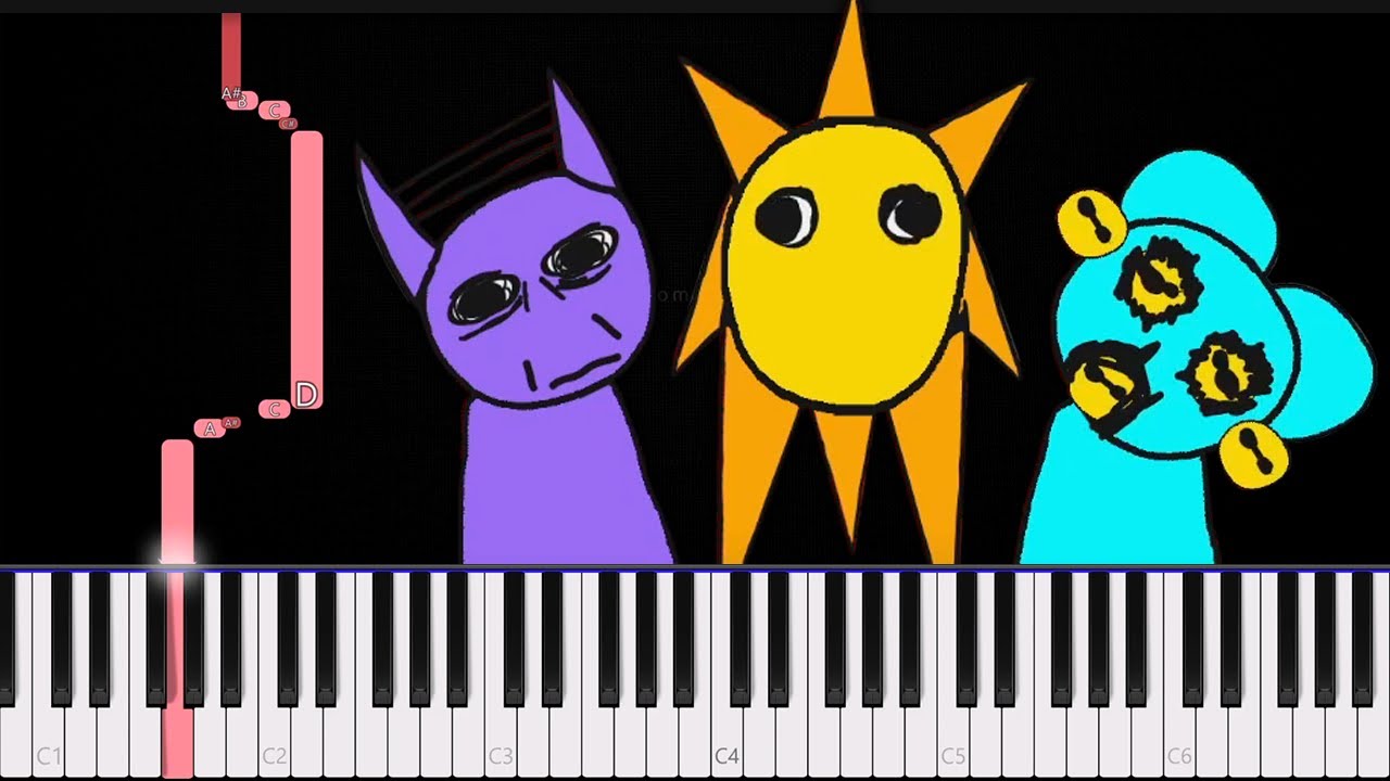How to Play "Incredibox SPRUNKED (Horror)" on Piano - YouTube