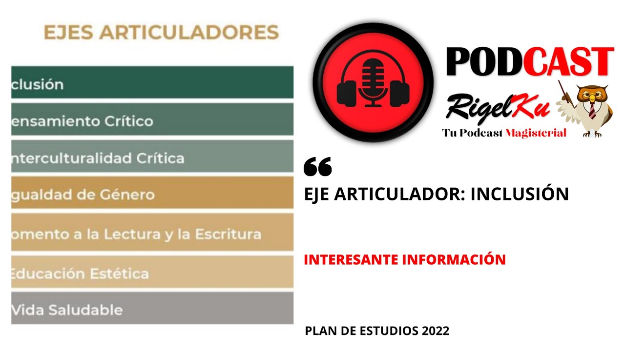 EJE ARTICULADOR INCLUSIÓN - YouTube