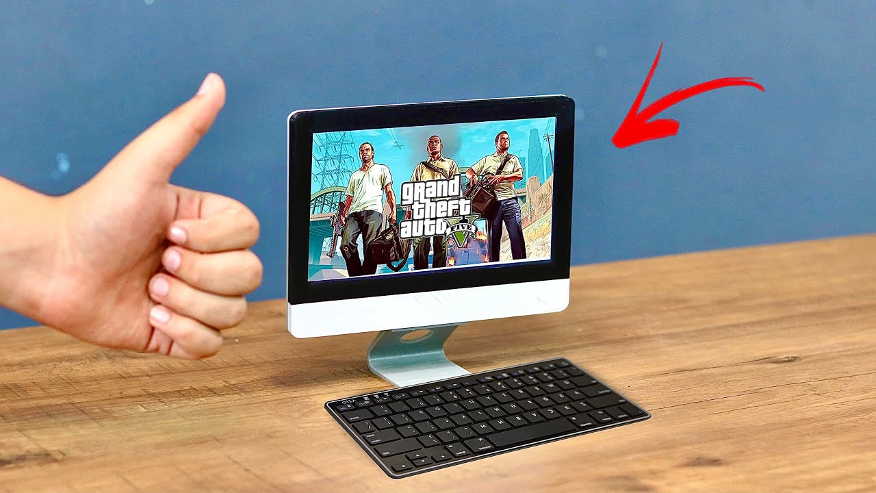 Making A Mini i Mac | Mini Computer - YouTube