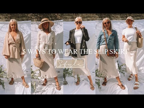 5 WAYS TO WEAR THE SATIN SLIP SKIRT IN SUMMER