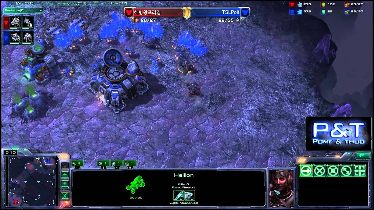 (HD507) Polt vs MKP - TvT - Starcraft 2 Replay [FR] - YouTube