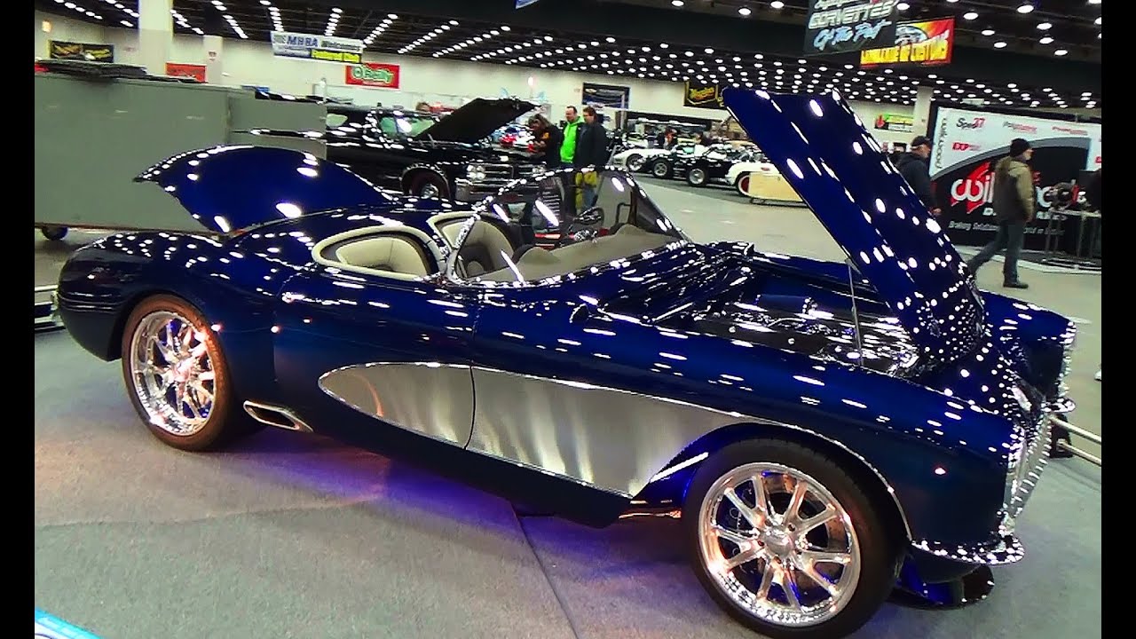 57 Corvette Street Rod Detroit Autorama 2015 - YouTube