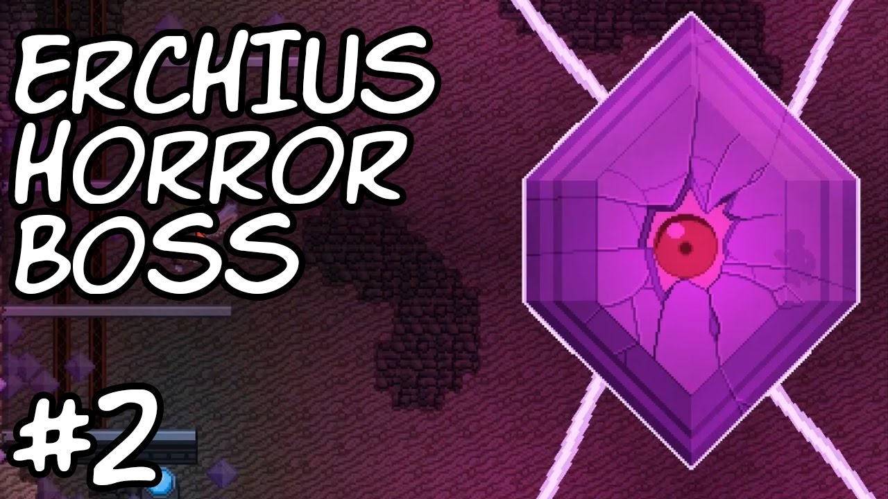 FIRST BOSS FIGHT! - Erchius Horror Boss - Starbound #2 - YouTube