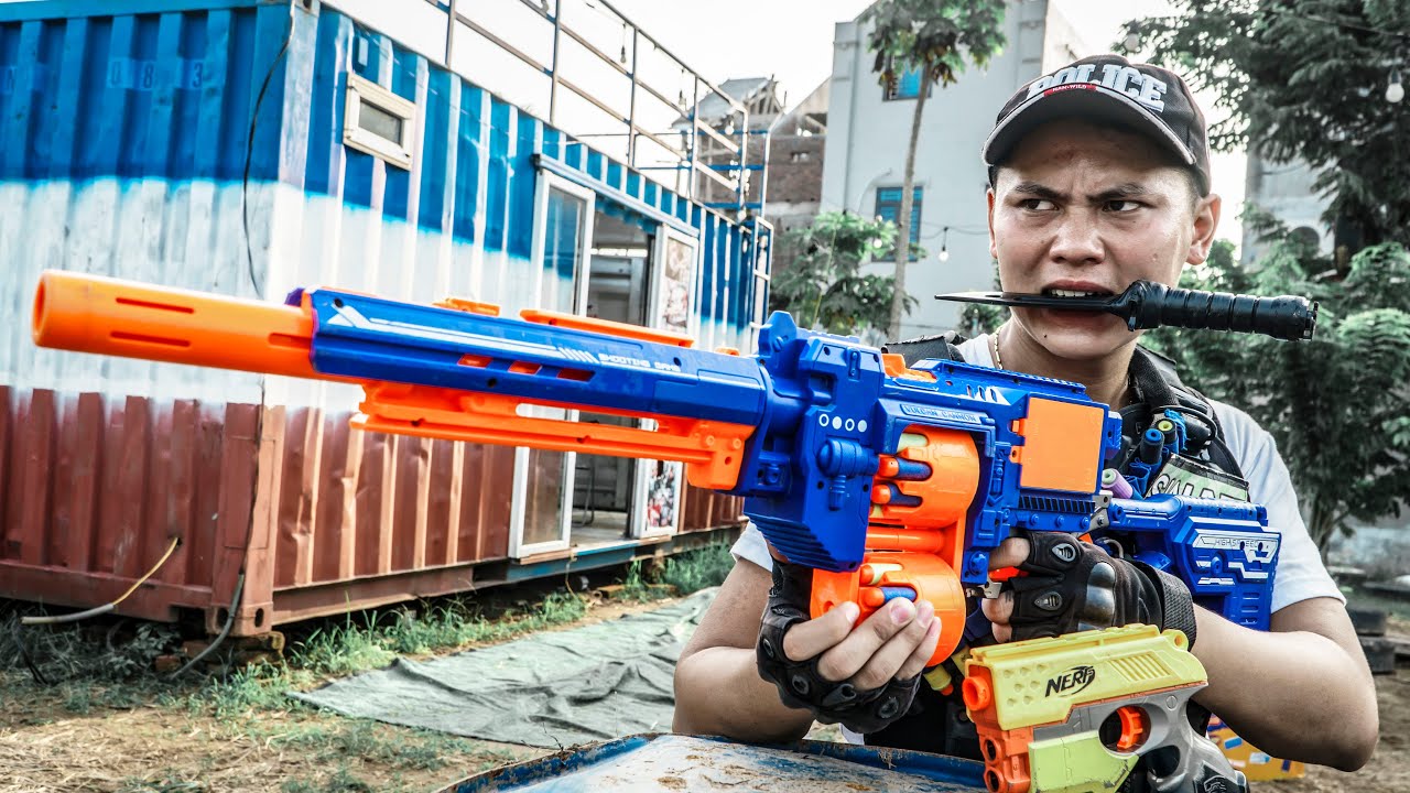 LTT Game Nerf War : Warriors SEAL X Nerf Guns Fight Rocket Crazy ...