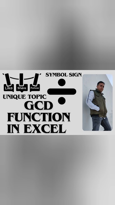 # GCD FUNCTION IN EXCEL - YouTube