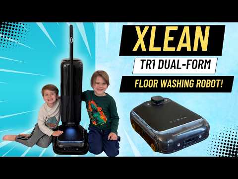xLean TR1- The World's First Dual Form Transformable Floor Washing Robot!