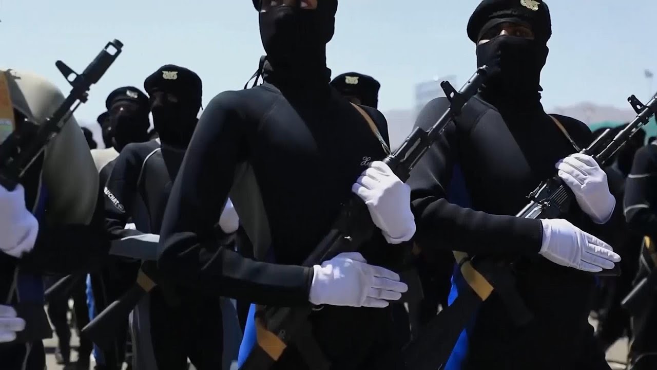 Yemen's Houthi rebels hold military parade to mark 9 years since the ...