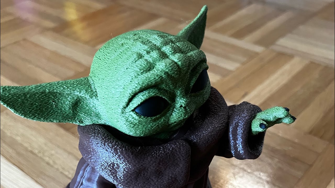 30’s Grogu im Bambulab mit Fuzzy - YouTube