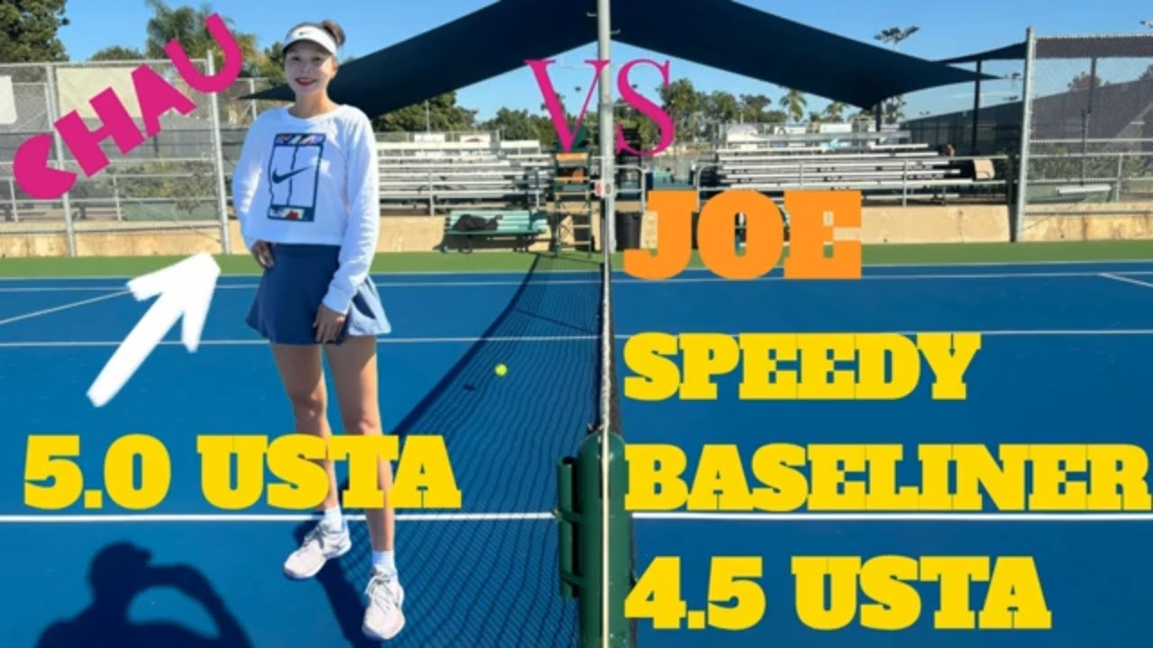 Tennis Battle of the Sexes | Chau vs Joe the Crossfitter 4.5 USTA ...