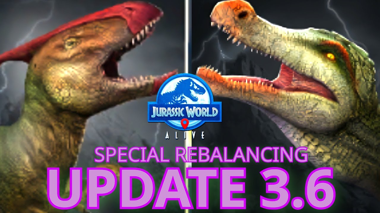 GRYGANYTH & CONCATOLOCH- SPECIAL REBALANCING ~ Jurassic World Alive ...