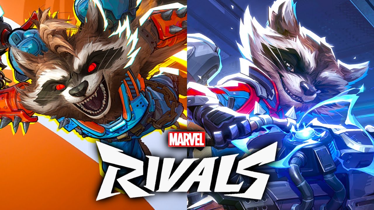 Marvel Rivals - All Rocket Raccoon Abilities, Skins, Emotes, Intro ...
