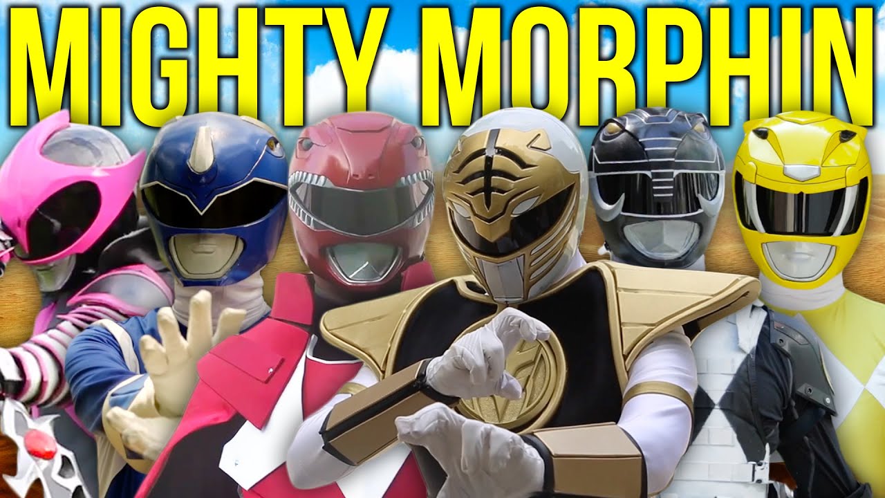 Mighty Morphin Power Rangers Group Fan Morph - YouTube
