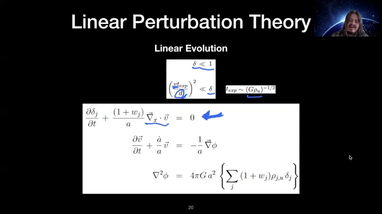 27 Linear Perturbation Theory: Matter dominated FRW Universe - YouTube